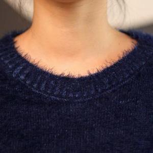 Fawn Sweater,Cute Deer Owflake Pattern Mohair Sweaters on Luulla