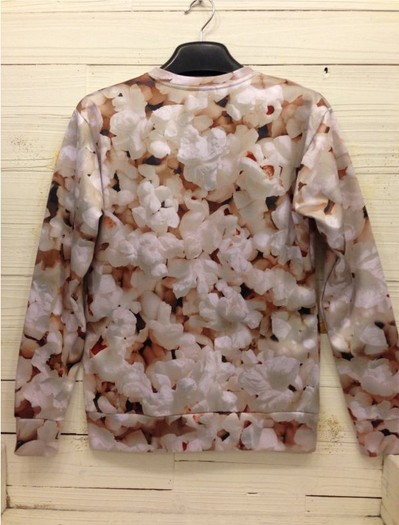 Ice Cream Sweaters Cute 3d Hamburger Popcorn Jumper Sweater S M L Xl on ...