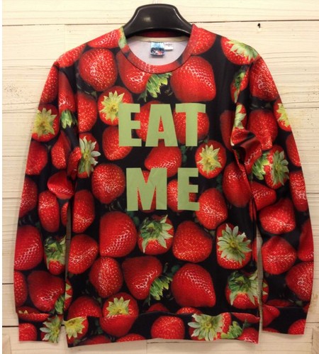 Ice Cream Sweaters Cute 3d Hamburger Popcorn Jumper Sweater S M L Xl on ...