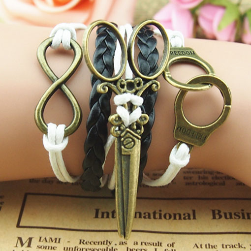 Hairstylist Jewelry Antique Scissor Bracelet on Luulla