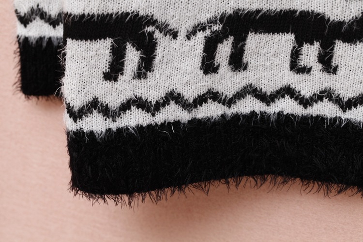 Fawn Sweater,Cute Deer Owflake Pattern Mohair Sweaters on Luulla