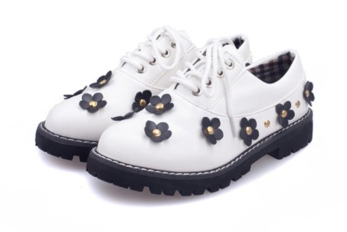 British Harajuku Fashion School Platform Shoes on Luulla